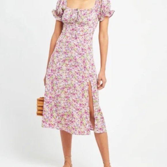o.p.t | Dresses | Opt Go On A Date Floral Dress Large | Poshmark